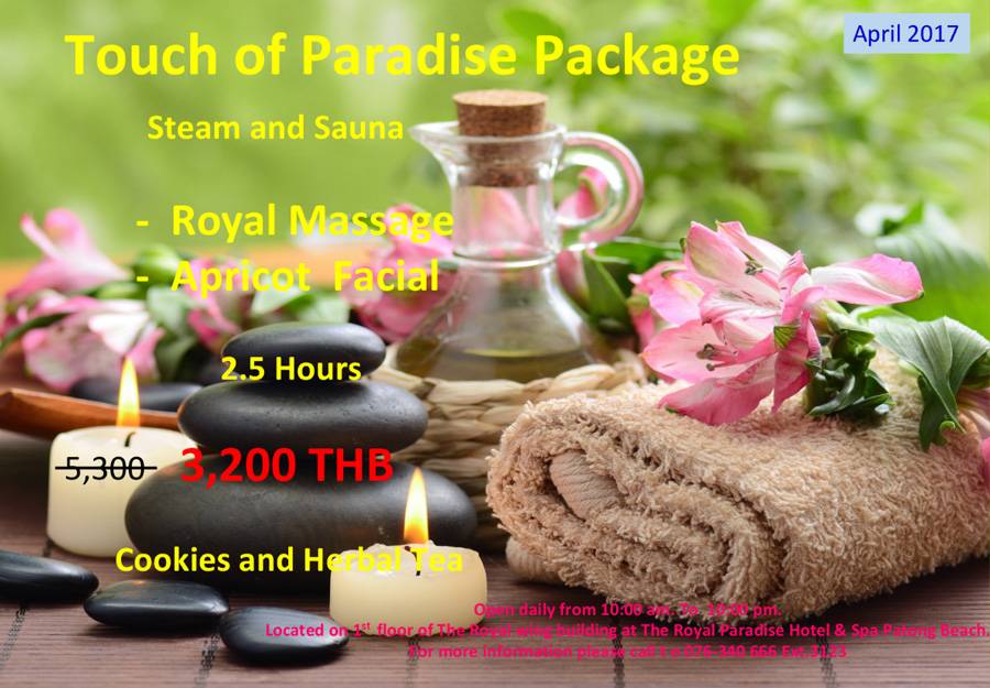 Phuket Spa - Patong Hotel, Phuket, Thailand - The Royal Paradise Hotel & Spa - Hotel Official ...